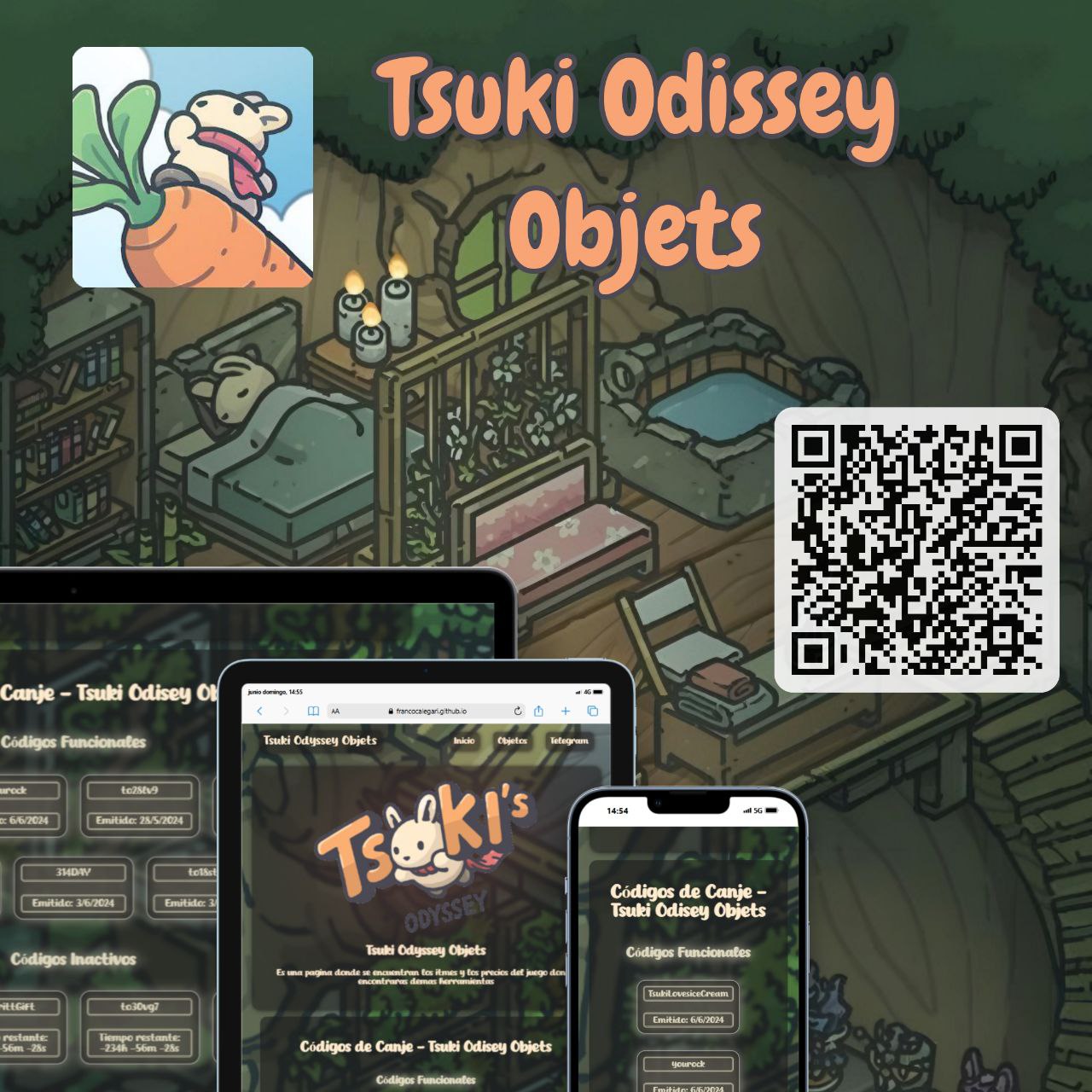 Tsuki Odissey Objects - Inicio